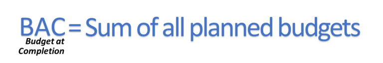 Budget at Completion (BAC) - Project Management Academy Resources