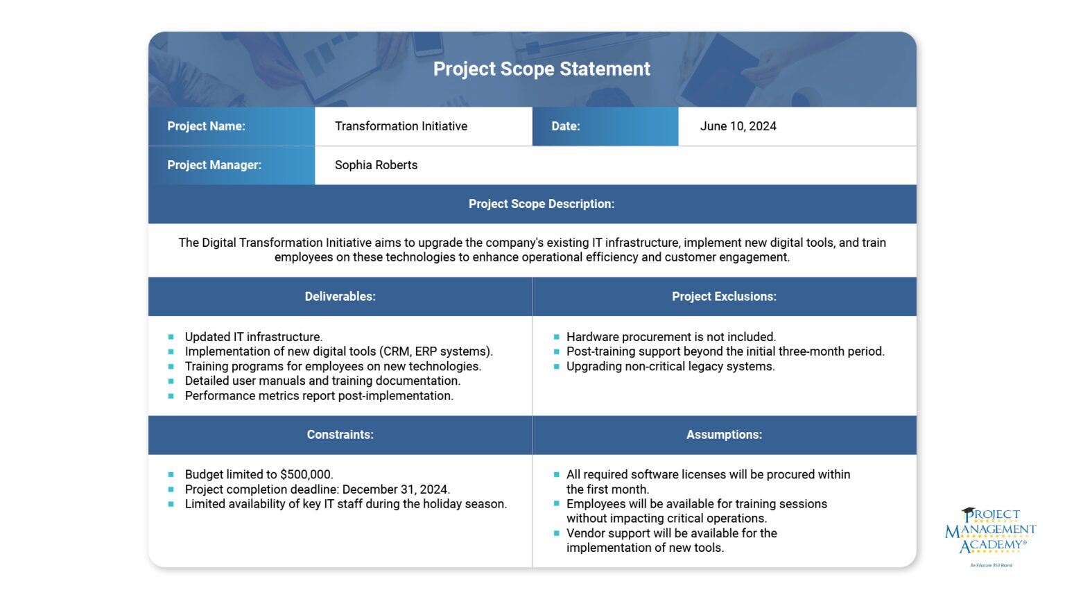 Mastering Project Scope Statements: Key Tips for PMP Exam