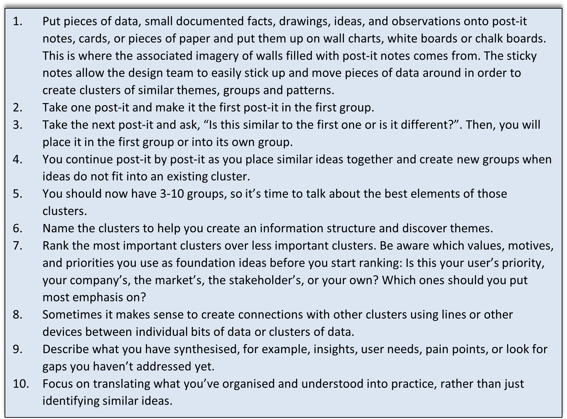 Affinity Diagram for PMP Planning Tools - Project Management Academy ...