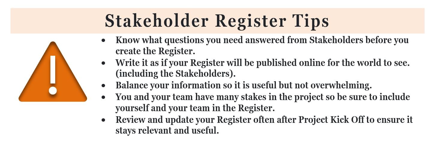 What is a Stakeholder Register? - Project Management Academy Resources